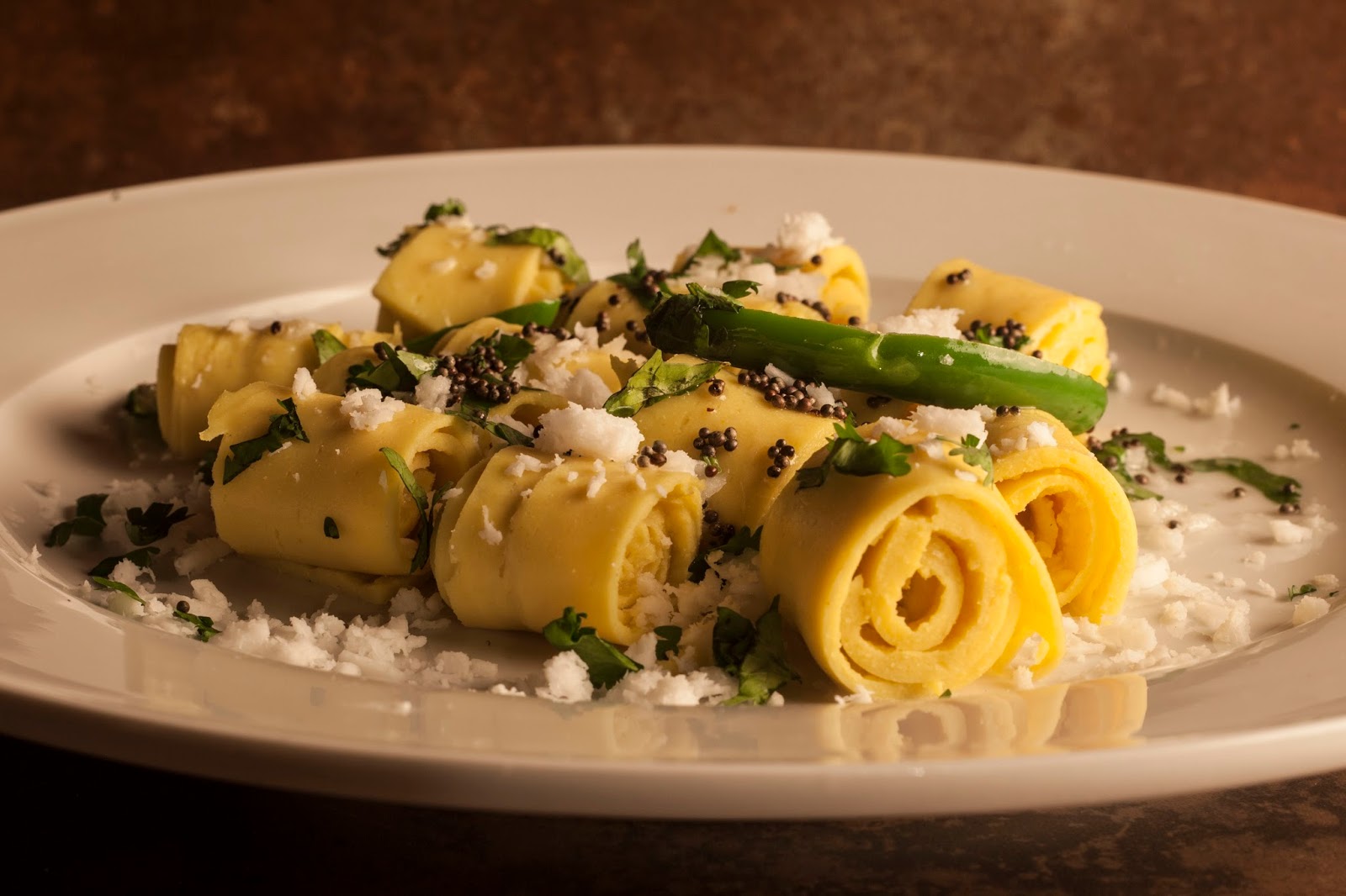 The Colors Of Indian Cooking: Khandvi, Gujarati Street Food Made Fast ...