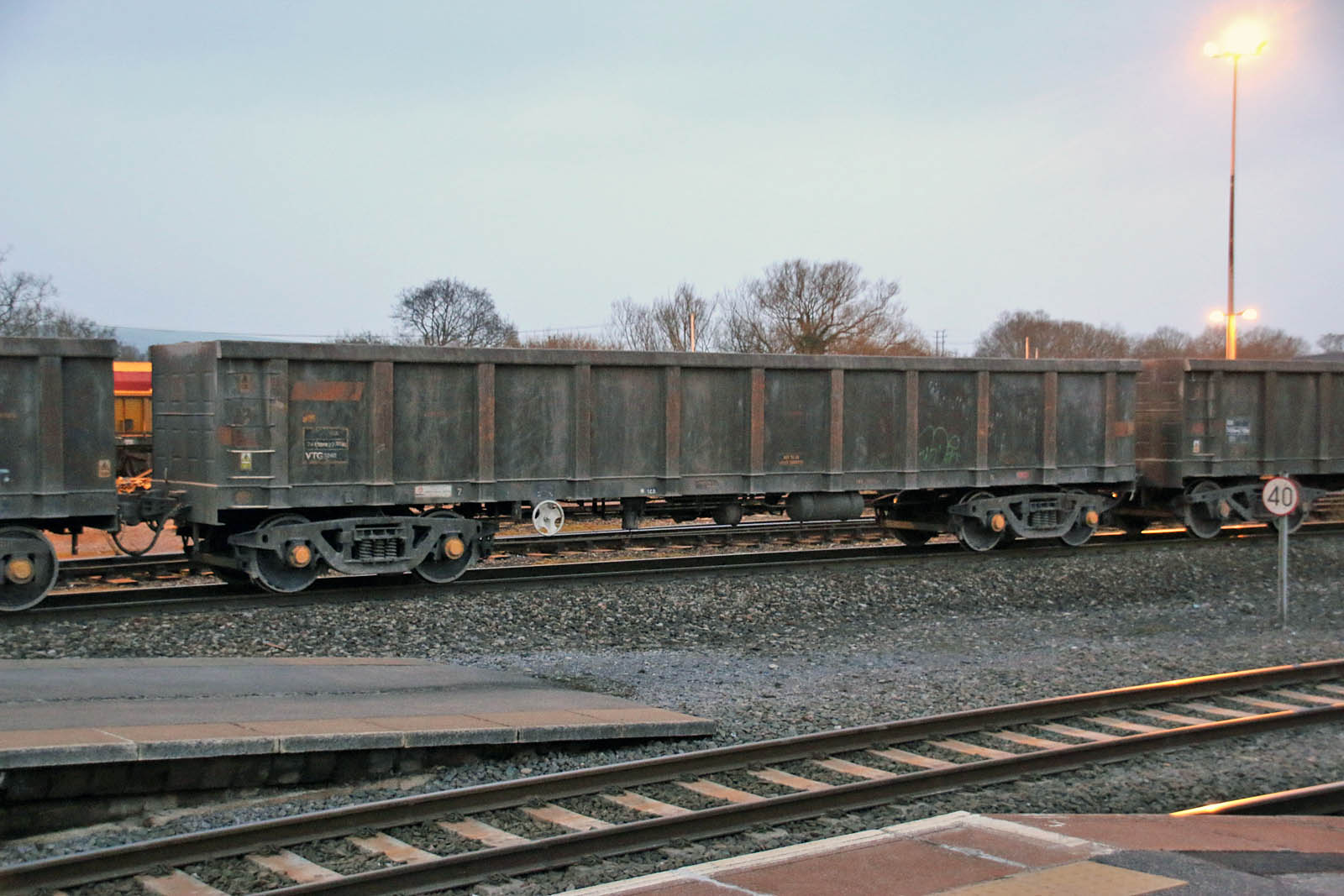 47s and other Classic Power at Southampton: Mendip Rail box wagons into ...