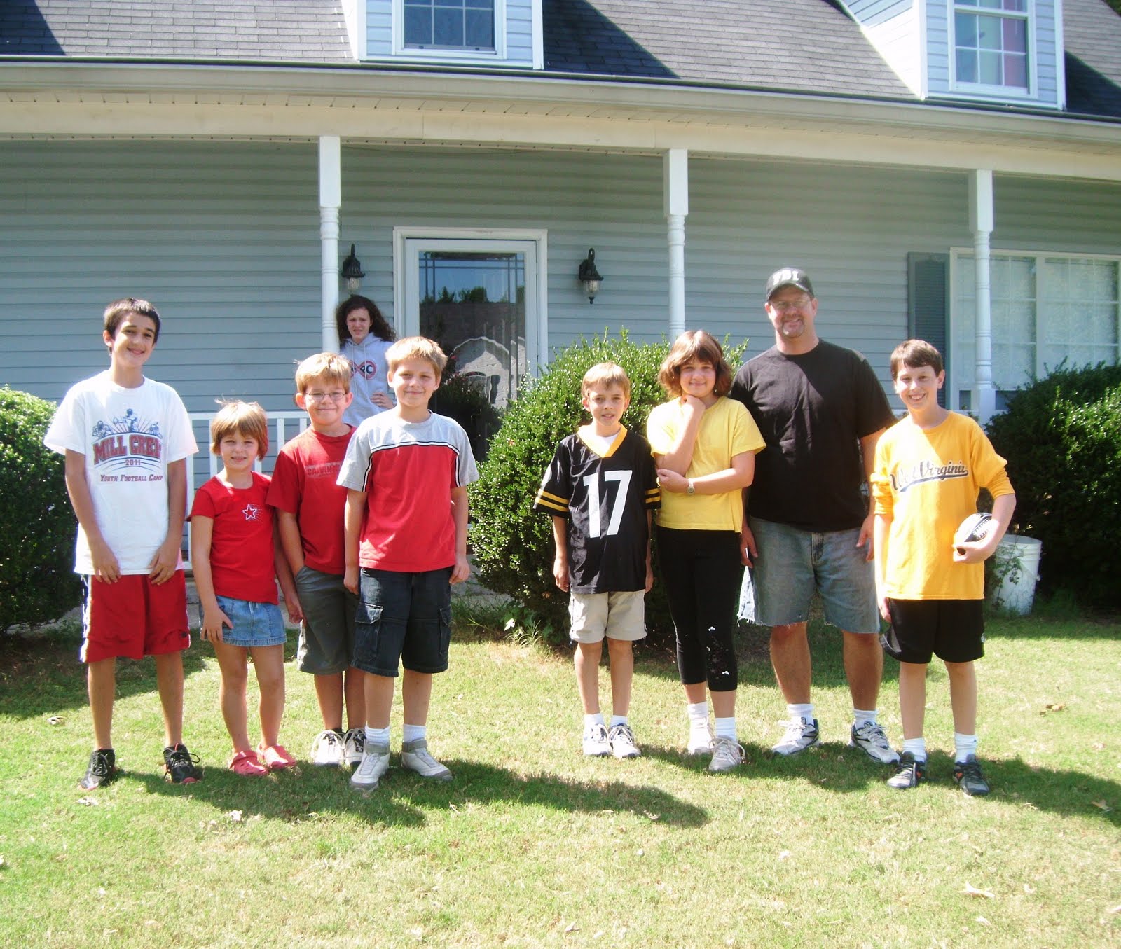 365 DAYS OF FUN WITH THE GREENETEAM: Day 104.... Neighborhood football game