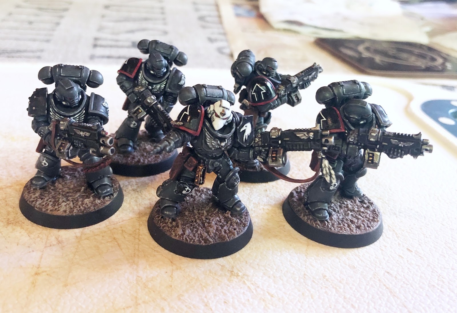 Fawcett Avenue Conscripts: More 40k Primaris Marines for the Raven Guard