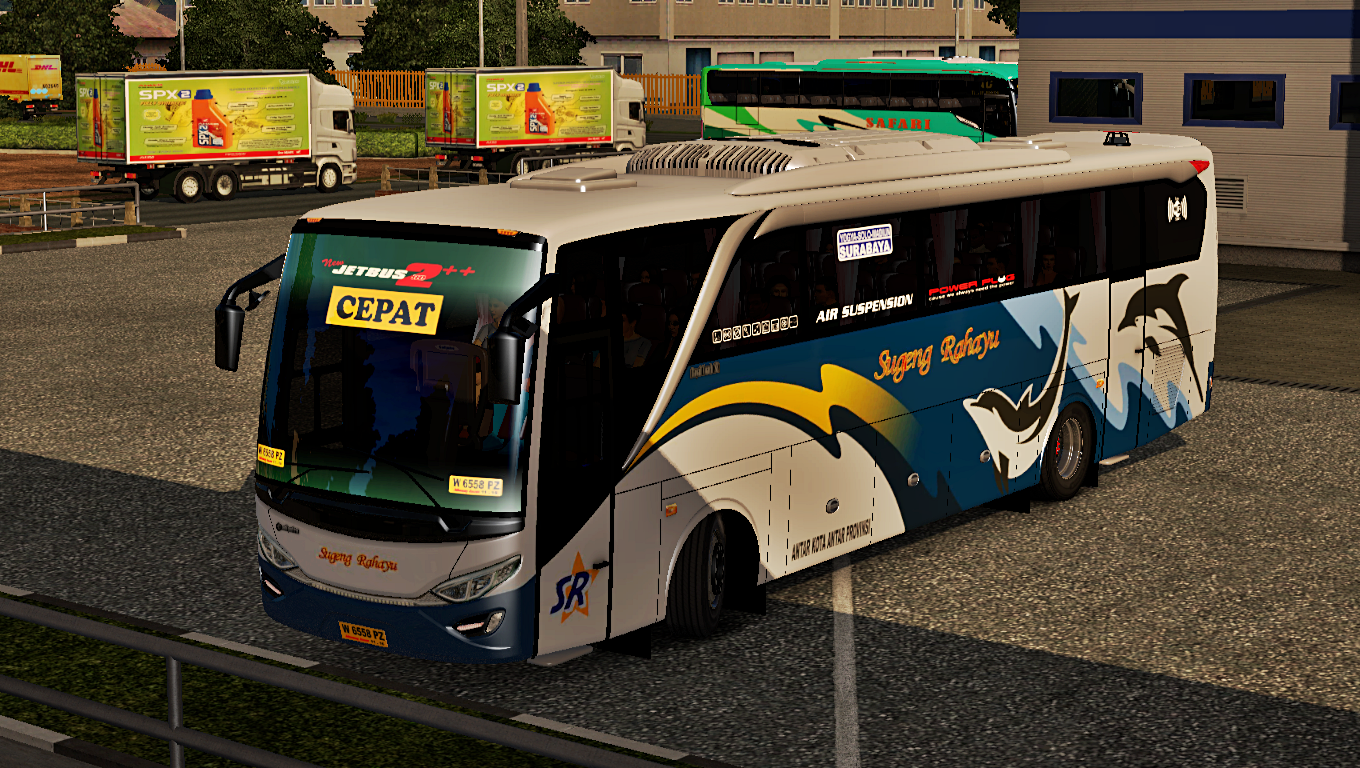 Livery JetBus Setra HD2 Adiputro | Elank Dwi Anggara