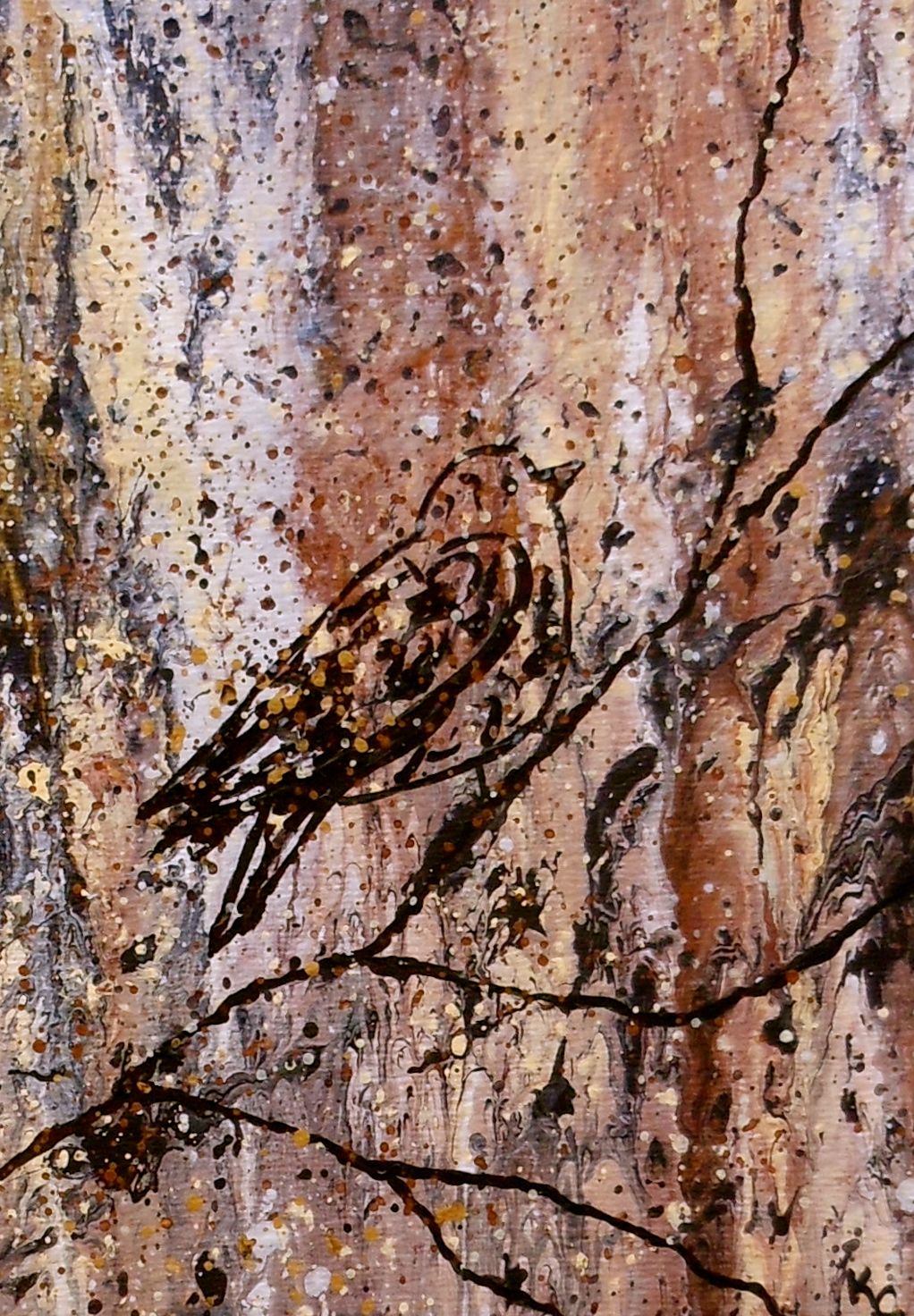 Kimberly Conrad Daily Paintings: "Blending In #4" Original Abstract ...