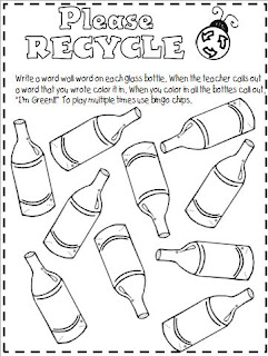 Classroom Freebies Too: Word Wall Bingo Freebie for Earth Day