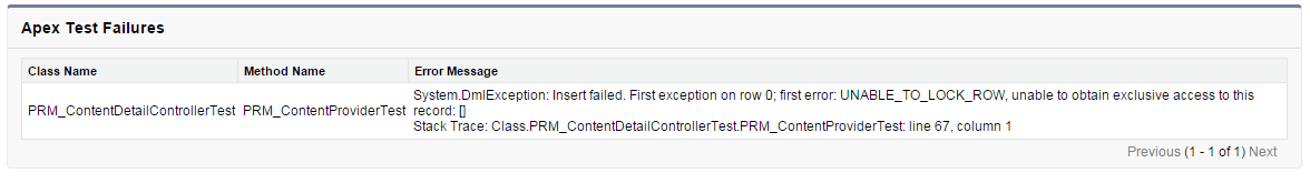 Salesforce4U: UNABLE_TO_LOCK_ROW Error during deployment. Salesforce4U: UNABLE_TO_LOCK_ROW Error during deployment.