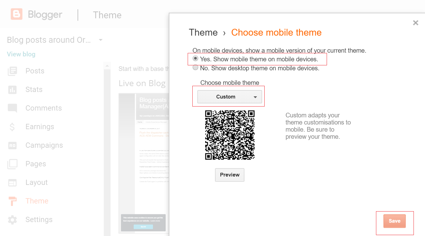 How to display the Google Adsense between blogger posts in mobile home ...