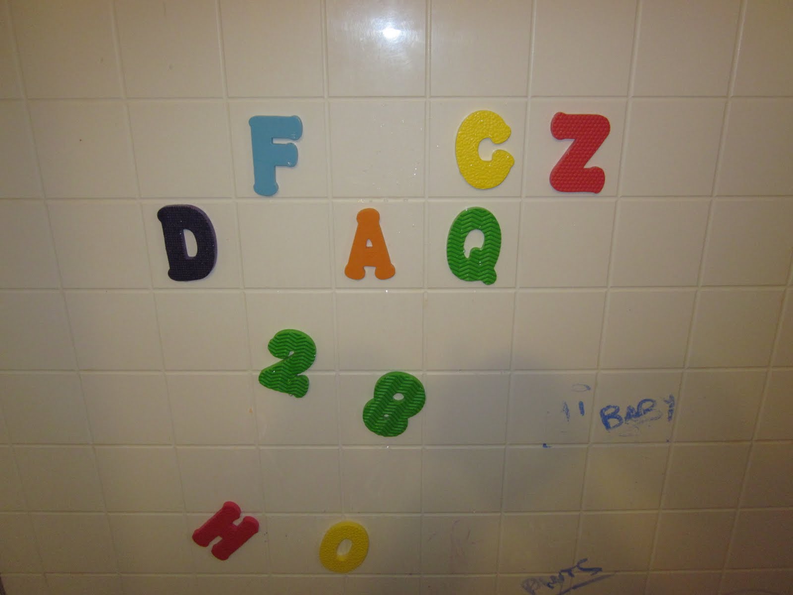 The Rainy Day Toddler: Sassy Foam Letters