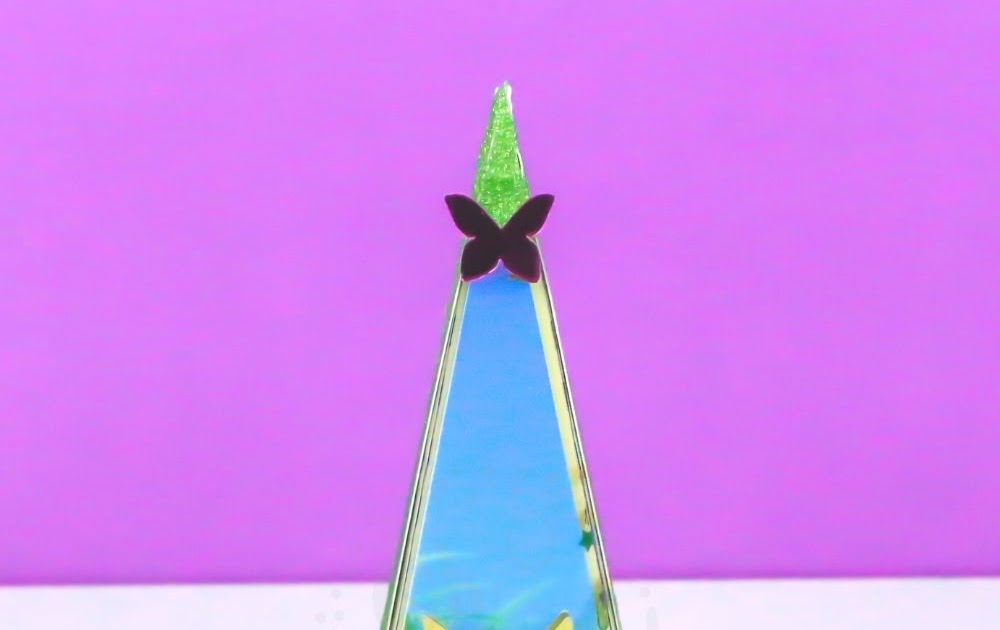 How to make a Pyramid Box Shaker - DIY Favor Box - oh partyland