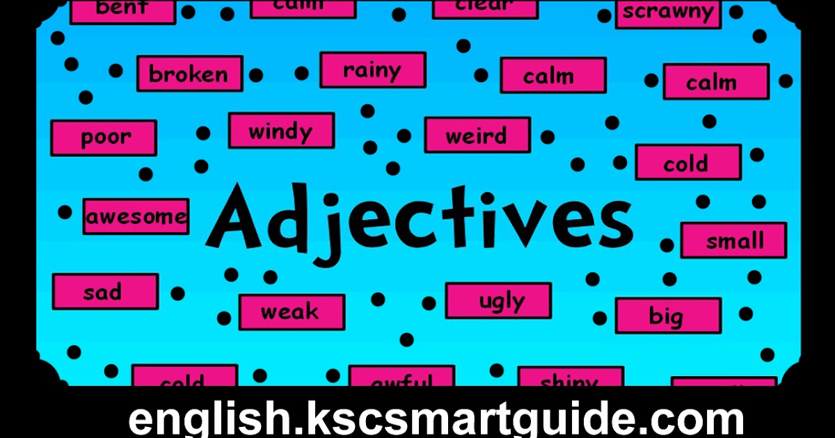 Adjectives - English Grammar Questions, english quizzes, questions for ...