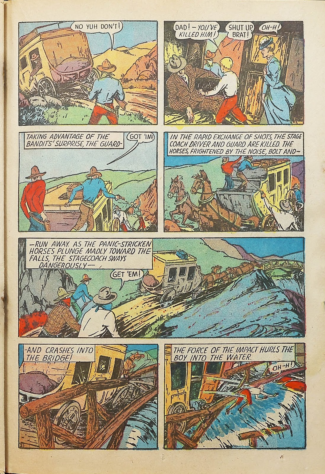 Four-Color Shadows: The White Rider and His Super Horse-1940