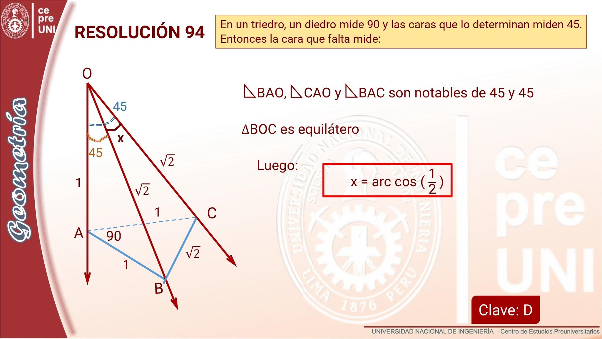 Yachakaj: Teoría de ángulo triedro