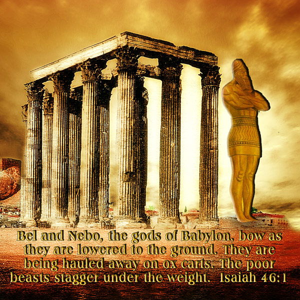 Layout for Today: False Gods