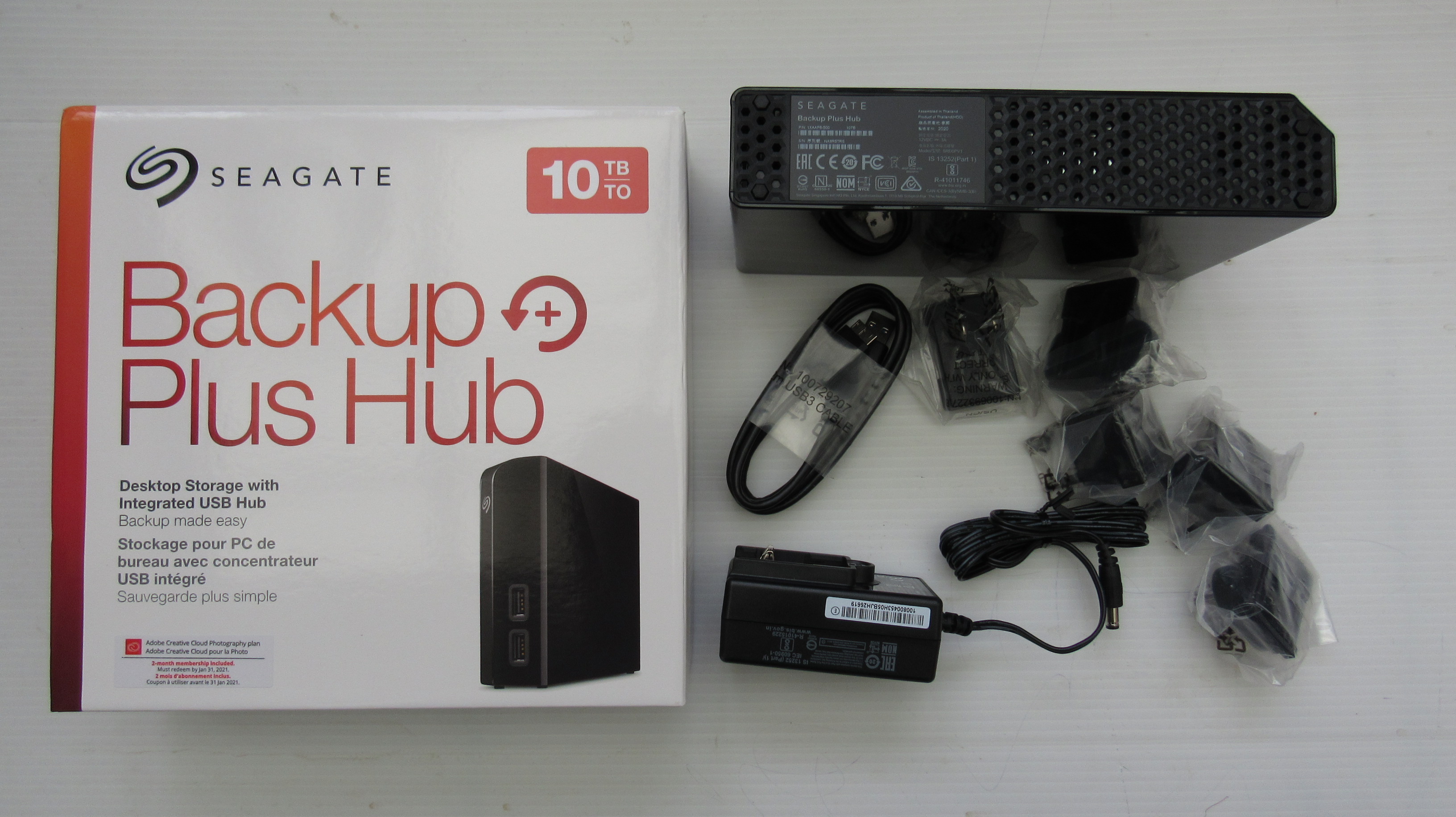 阿原記事本-One Dollar's Notebook: 外接硬碟開箱照：Seagate Backup Plus Hub 10TB 3.5吋 ...