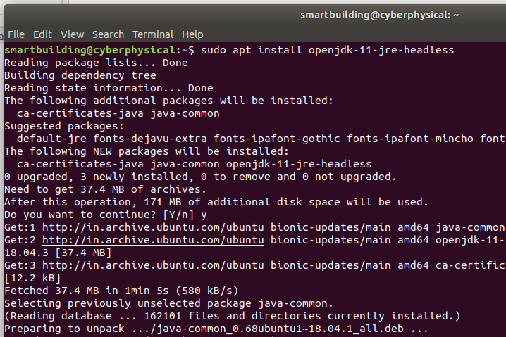 MELIORATE: Installation Cupcarbon : Smart City and Internet of Things ...