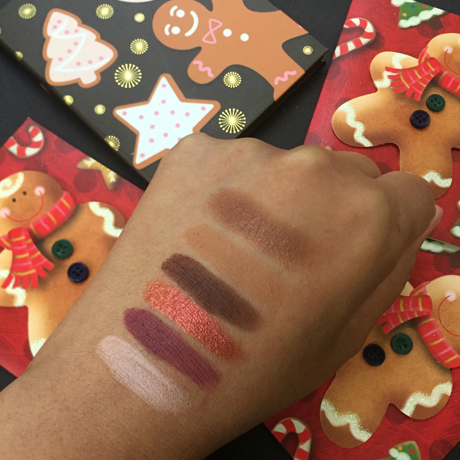 Too Faced Gingerbread Spice Eye Shadow Palette and Gingerbread Man ...