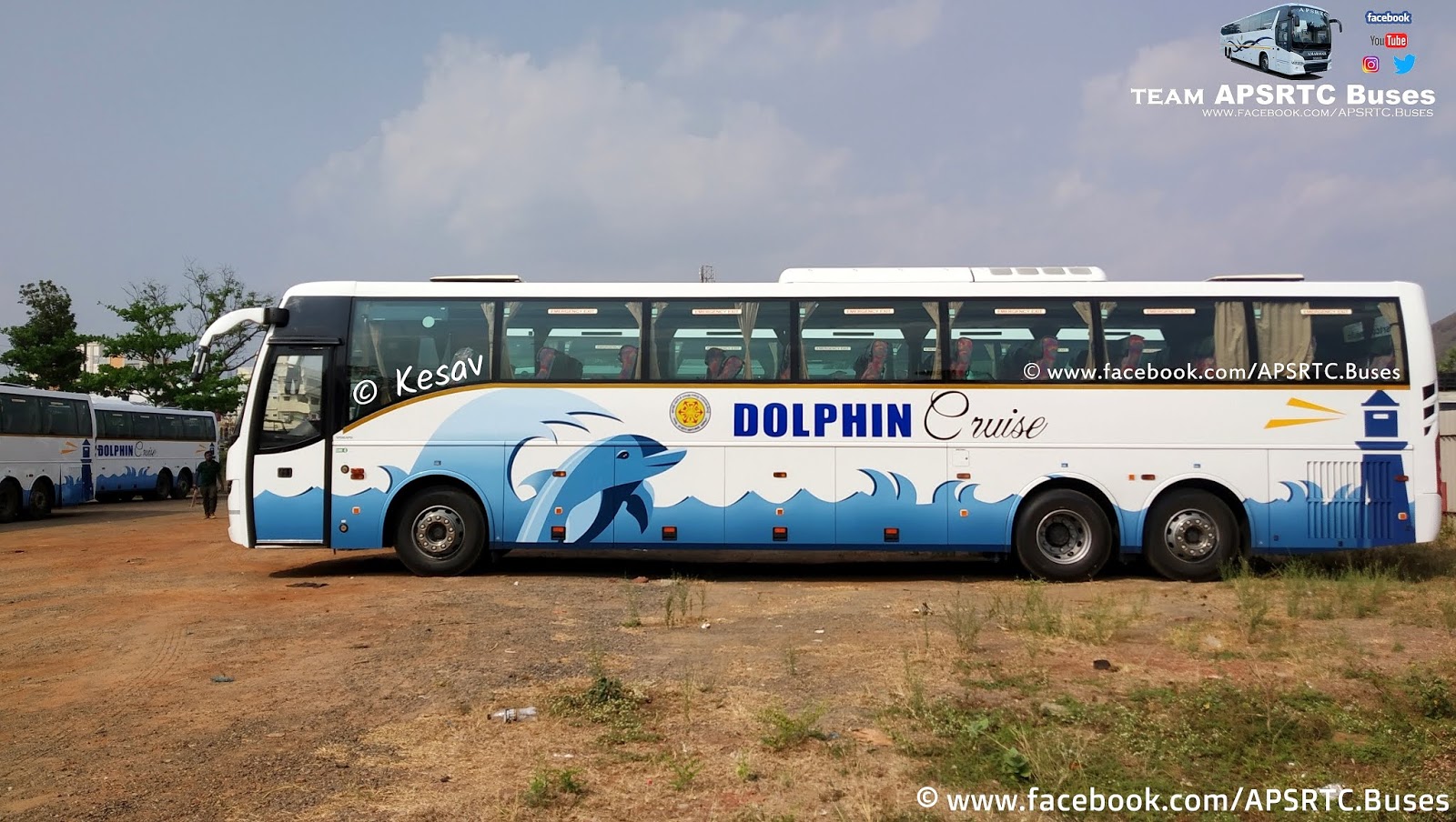 APSRTC DOLPHIN CRUISE BUS | VOLVO B11R 14.5m Multi Axle.