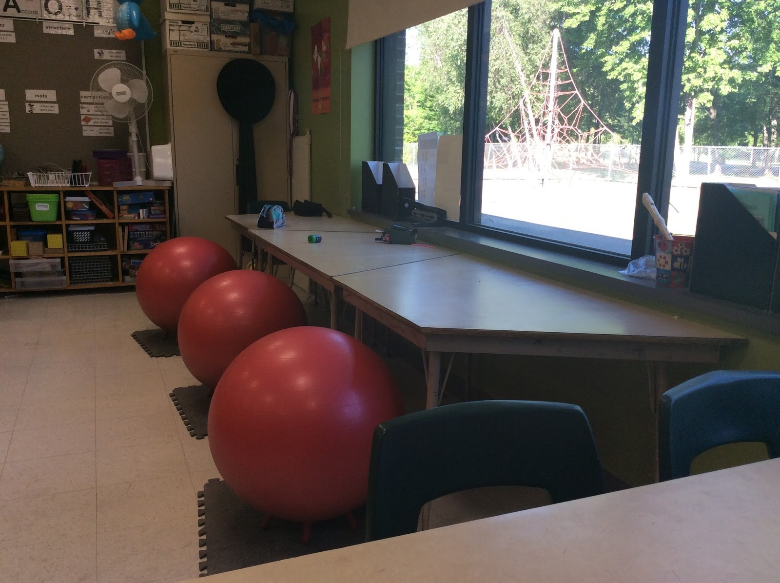 La classe de Josée: Flexible seating