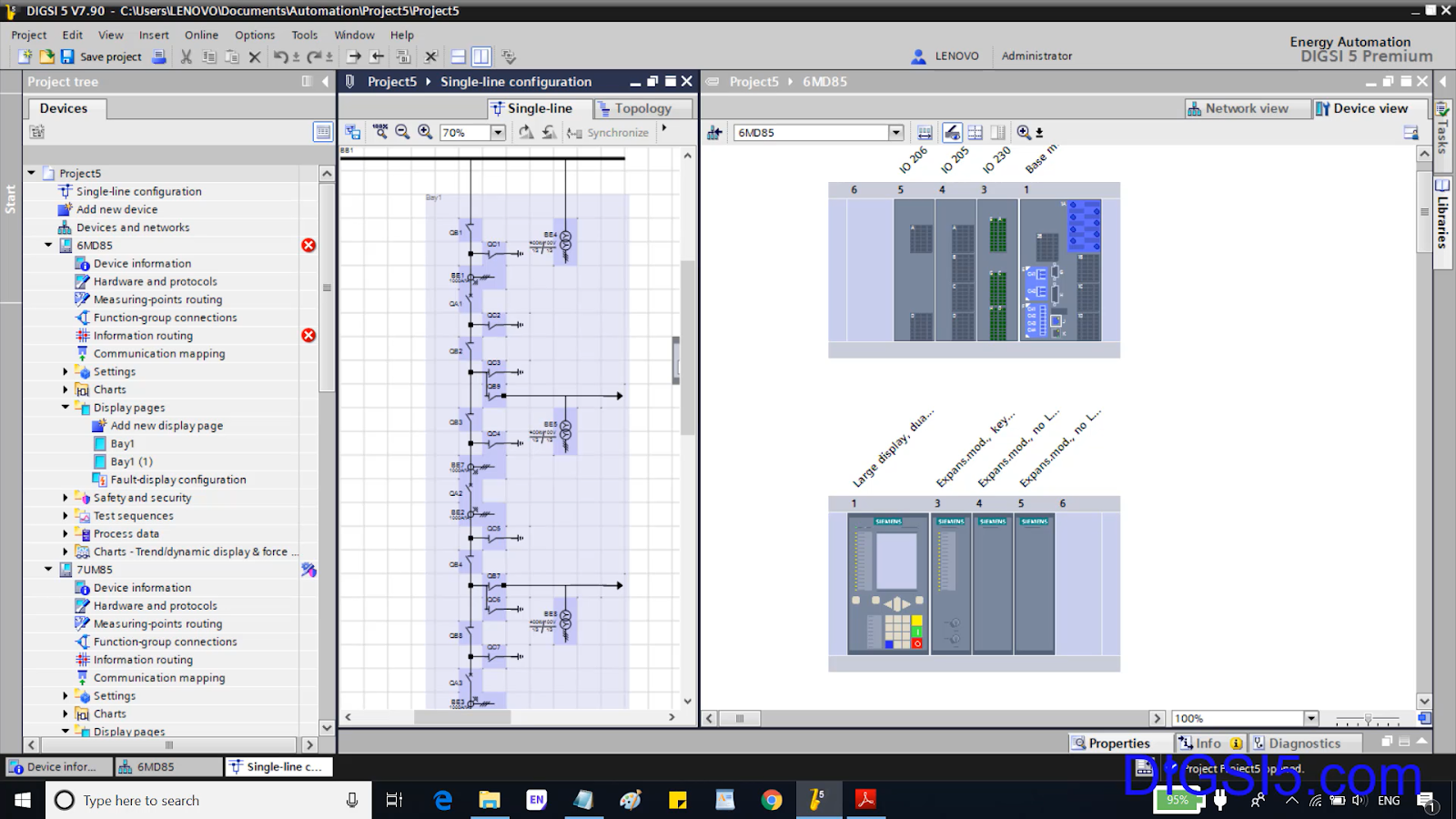 DIGSI5: DIGSI 5 SIEMENS - SIPROTEC 4 Vs SIPROTEC 5 - DIGSI 4 Vs DIGSI 5