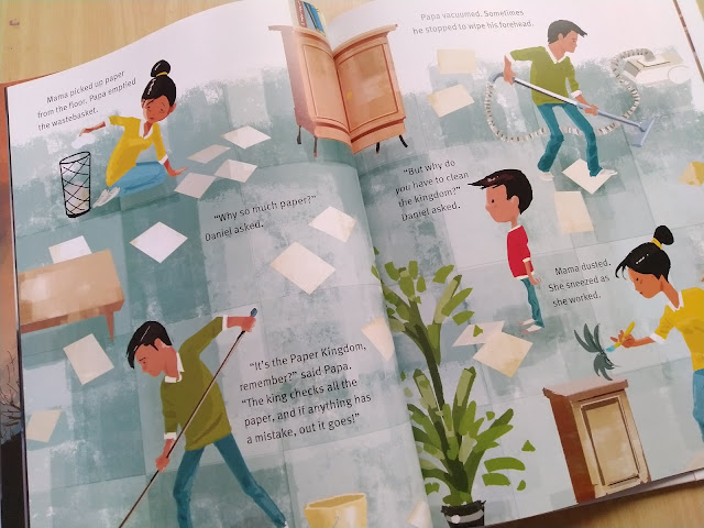 [英文繪本分享] The paper kingdom / Helena Ku Rhee / Pascal Campion
