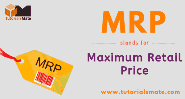 MRP Full Form: What is the full form of MRP? - TutorialsMate