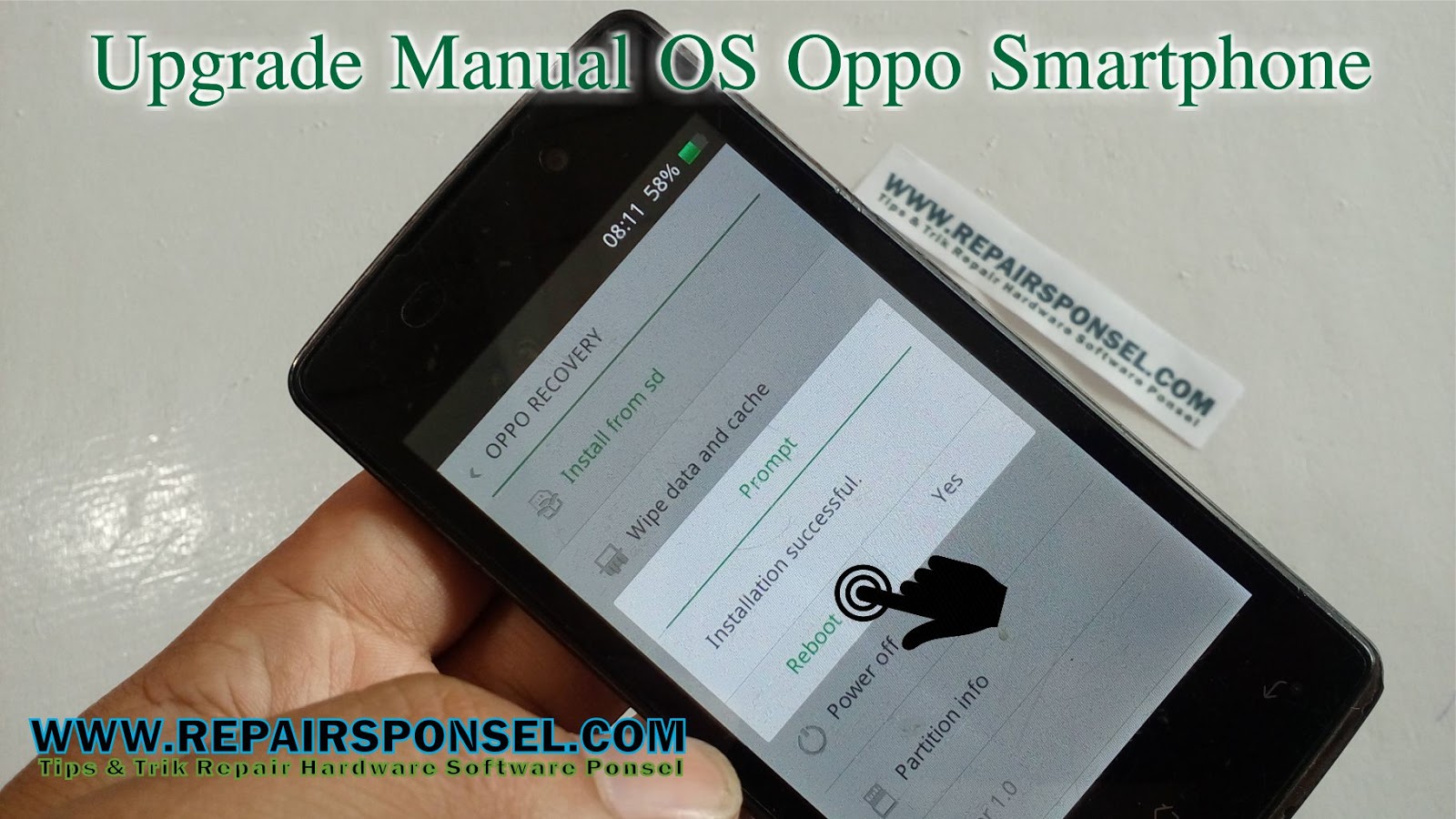 Upgrade Manual OS Oppo Smartphone - Repairs Ponsel