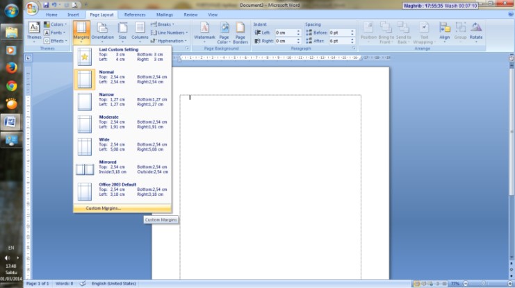 3 Cara Mudah Membuat Format Halaman