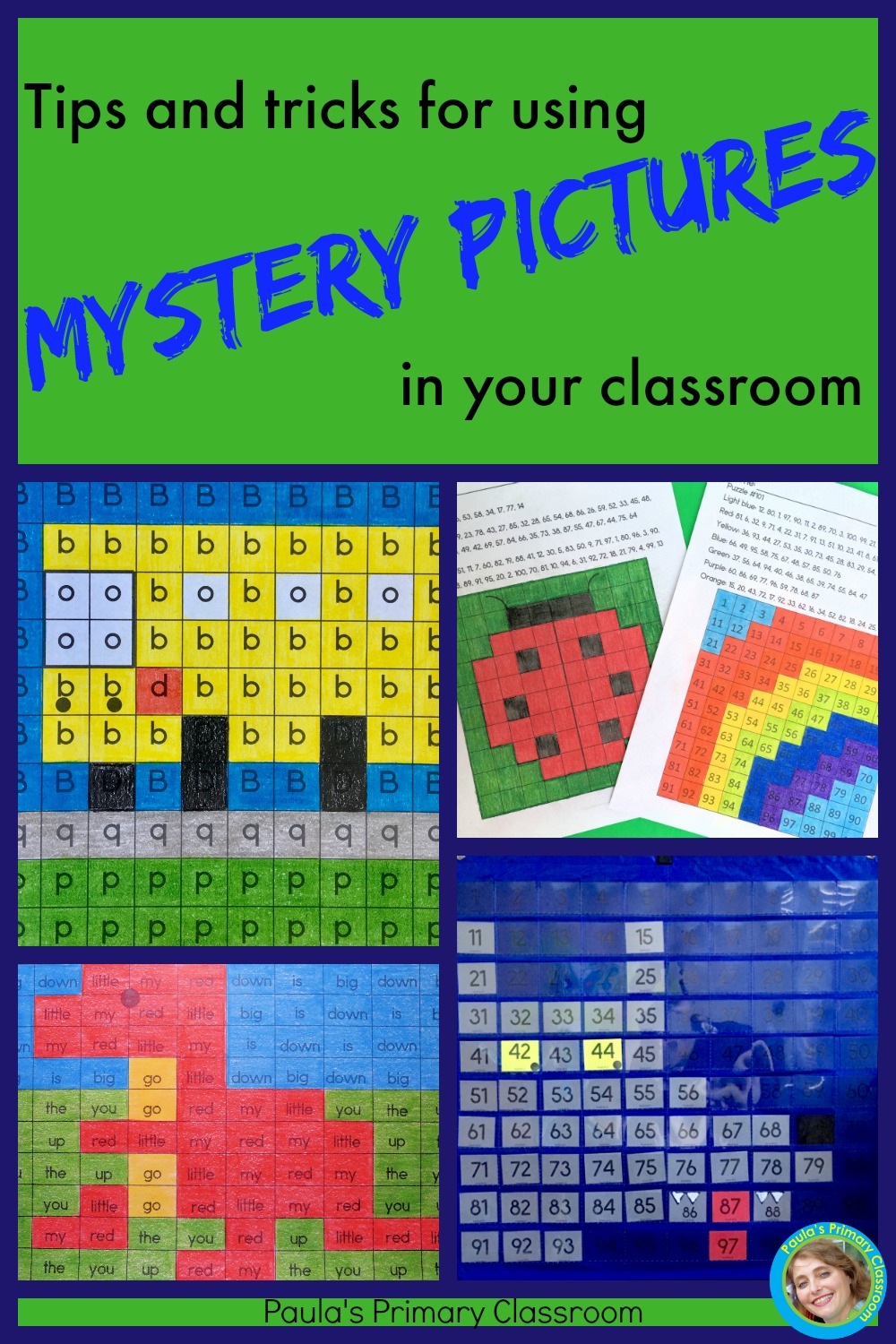 Paula's Primary Classroom: Tips and Tricks for using Mystery Pictures ...