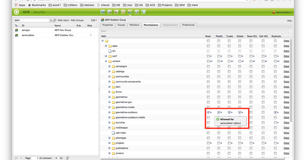 A follow up to setting Permissions for AEM - AEM Tutorials for Beginners