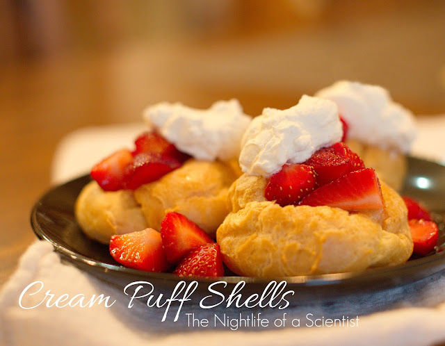 The Night Life of a Scientist: Cream Puff Shells