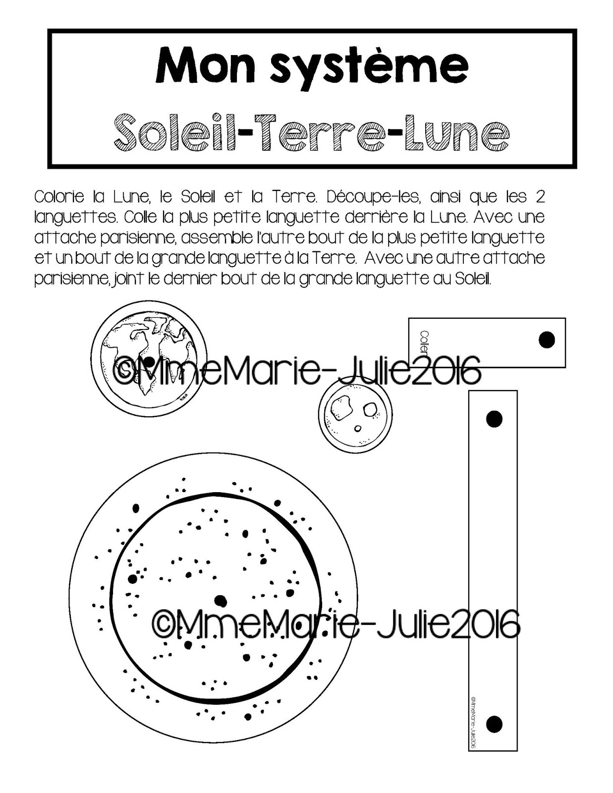 Mme Marie-Julie : Ma semaine en un coup d'oeil