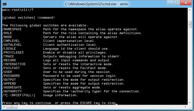 Wmic Windows Management Instrumentation Command Line For Auditor And Hacker World Of Hacker