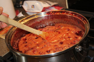 Freezer Plum Raspberry Jam - Cooking With Ruthie