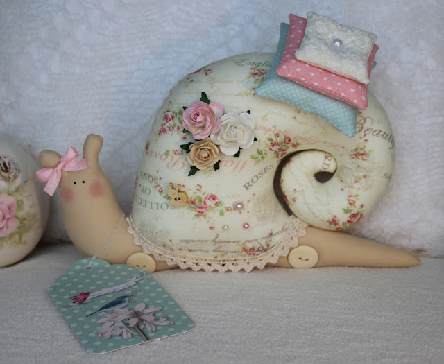 Vicky und Ricky: Vintage+Shabby Chic Tilda Snail