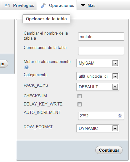 Pathros Mysql Cómo Modificar El Autoincrement En Phpmyadmin O Consulta Sql