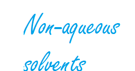 What are non-aqueous solvents? | We Chemist