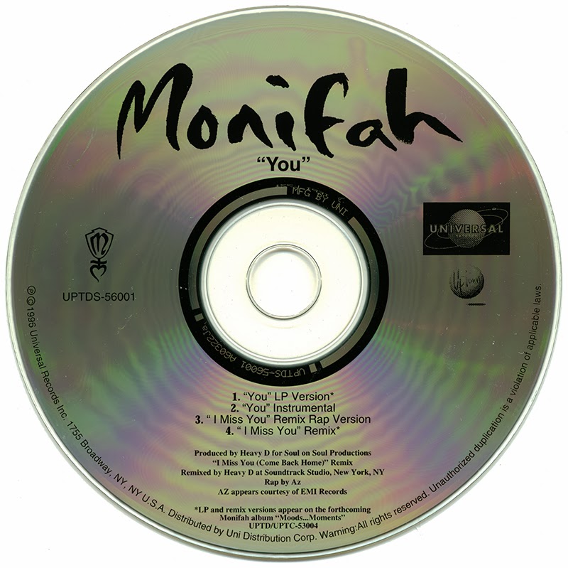 Promo, Import, Retail CD Singles & Albums: Monifah - You - (CD Single ...