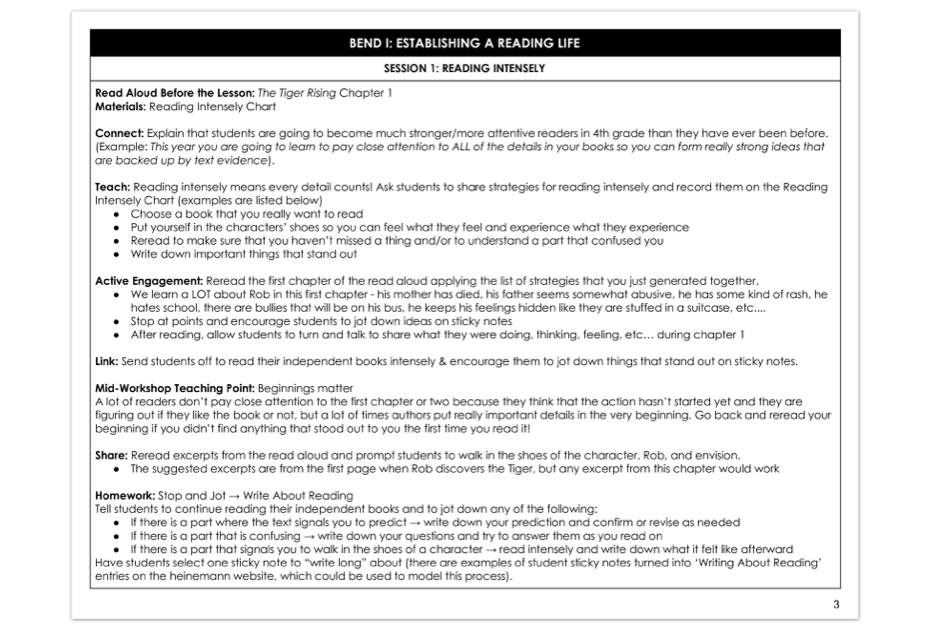 Interpreting Characters: A 4th Grade Reading Unit - Teaching to the ...