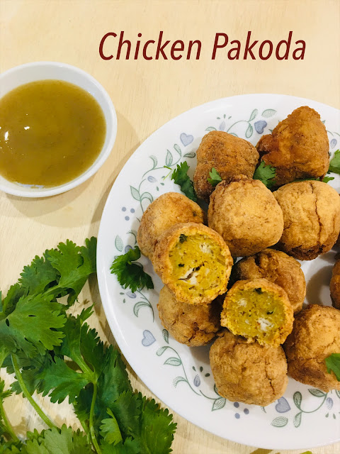 Chicken Pakoda ( Nanking Style ) - From Sushma's Kitchen