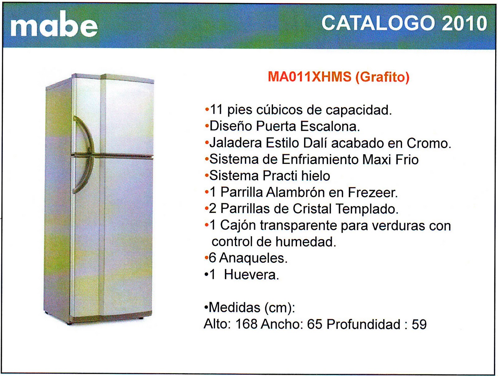 MUEBLERIA JORDY: CATALOGO - MARCA MABE