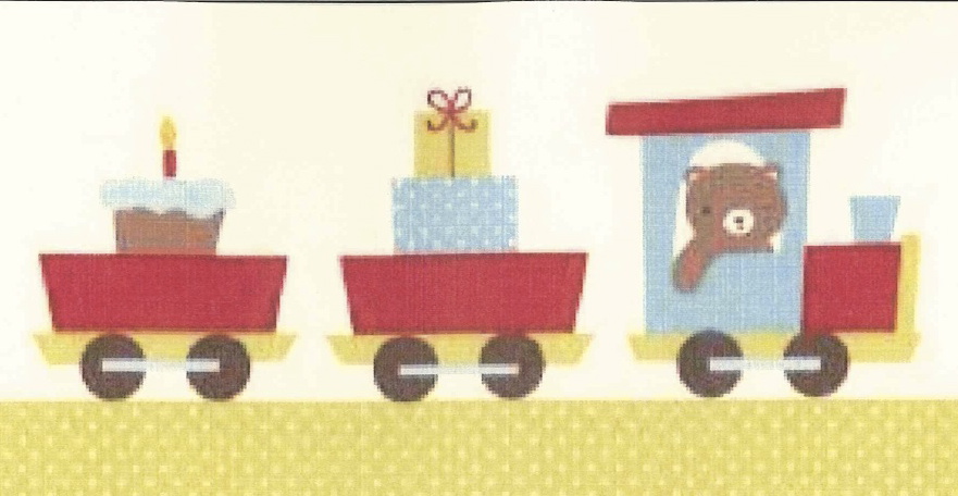 Kake: Teddy Bear Train Cake
