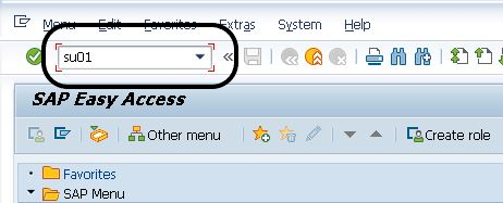 SAP Security: Creating New User Account using Transaction Code SU01