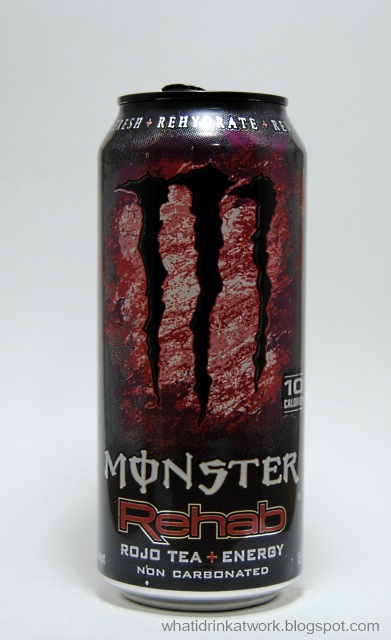 What I Drink At Work: Monster Rehab Rojo Tea + Energy Review