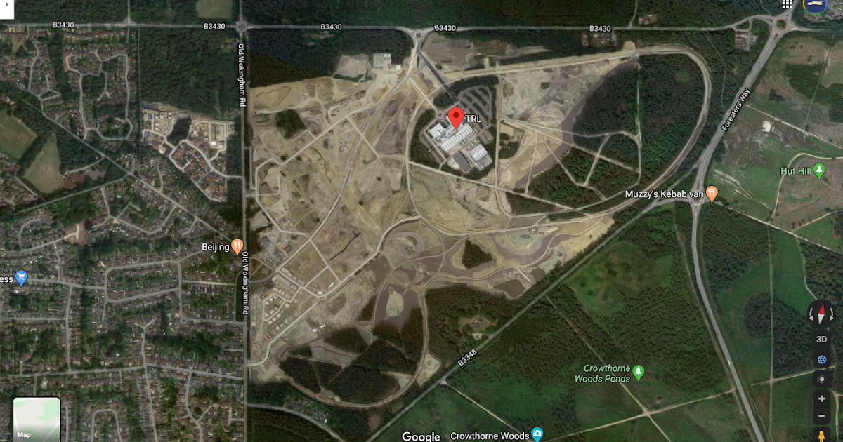 The Transport Research Laboratory's Test Track is now a Woodland Walk