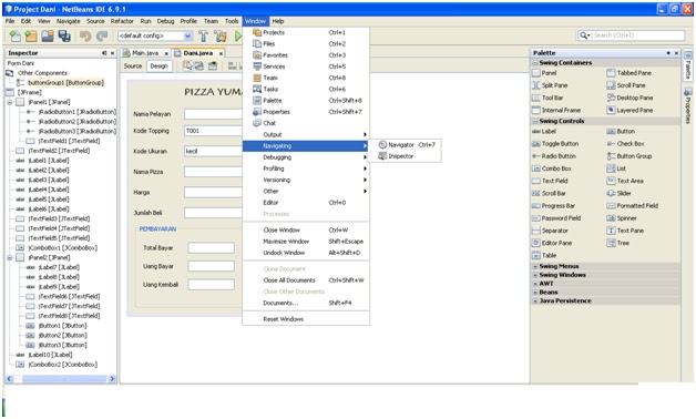 Herman -Tech: Latihan Java Dengan NetBeans 6.9.1