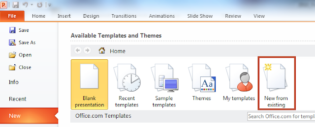 Luc's PowerPoint blog: What's new in PowerPoint 2013-45 - New from existing