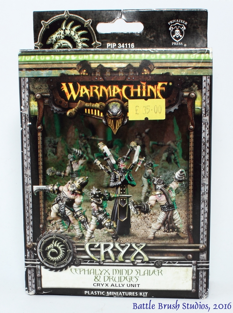 Battle Brush Studios: Review: Warmachine Cephalyx Mind Slaver & Drudges