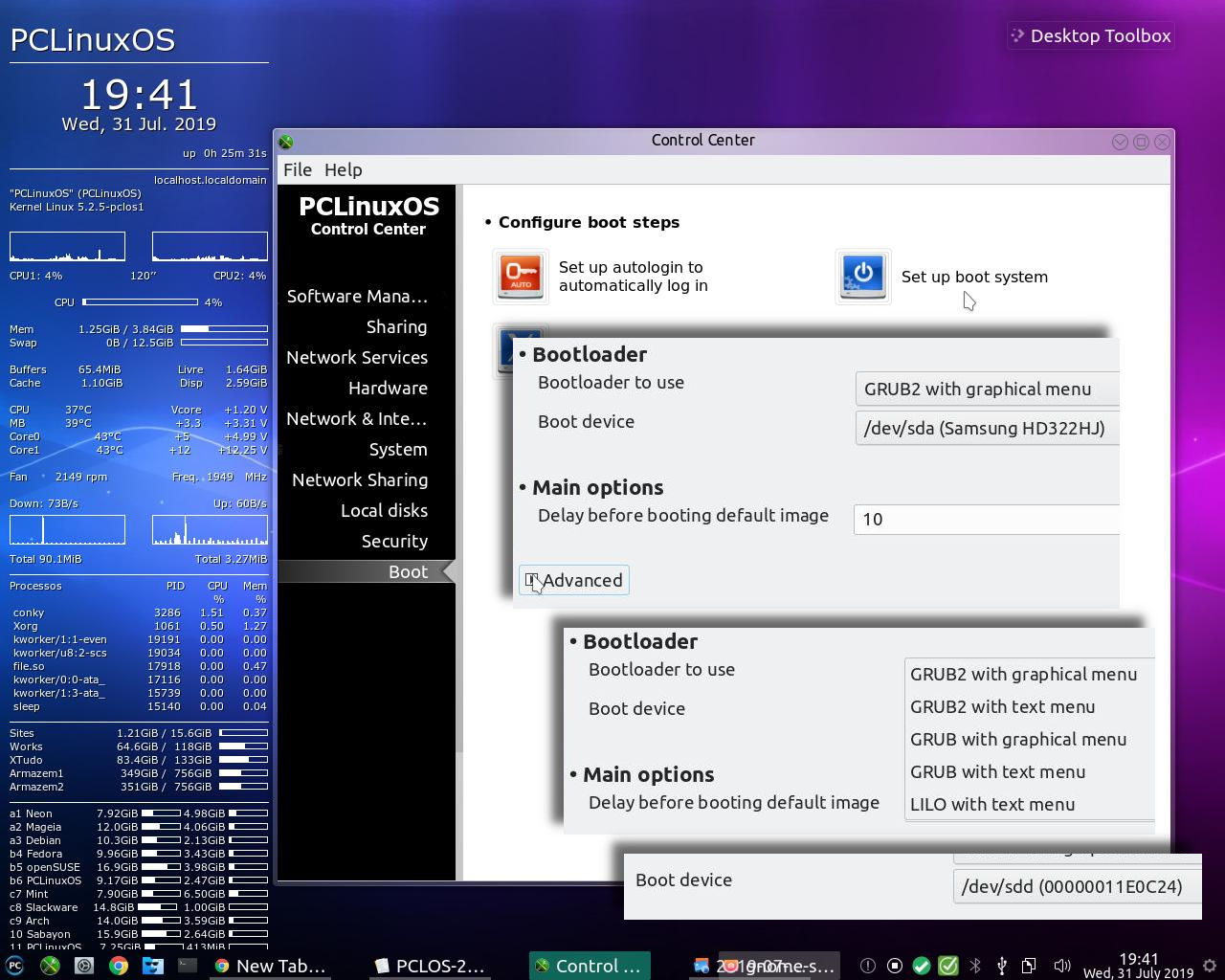 Byteria: PCLinuxOS KDE - Instalação e configuração