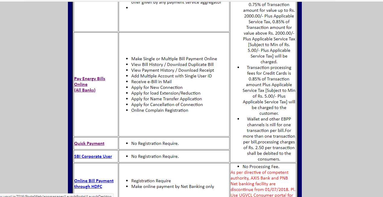 PGVCL,MGVCL,UGVCL,DGVCL, Online Bill Payment | Last Bill History ...