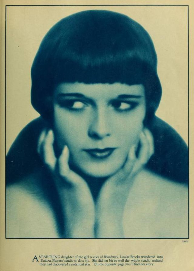Gorgeous Magazine Portraits of Louise Brooks Featuring Her New "High ...