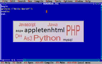 Hola Mundo Turbo Pascal