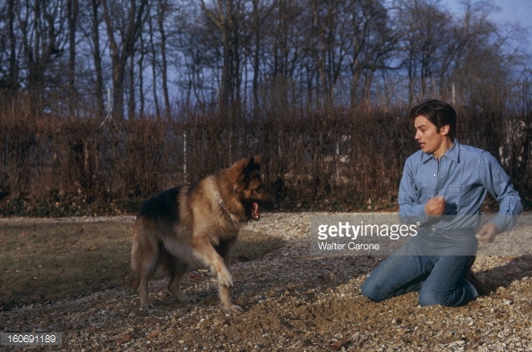 ALAIN DELON: FOTOGRAFÍAS DE WALTER CARONE